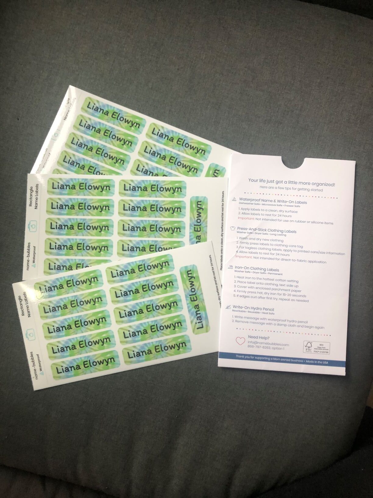 The Best Personalized Labels for School Supplies - The Centered Parent